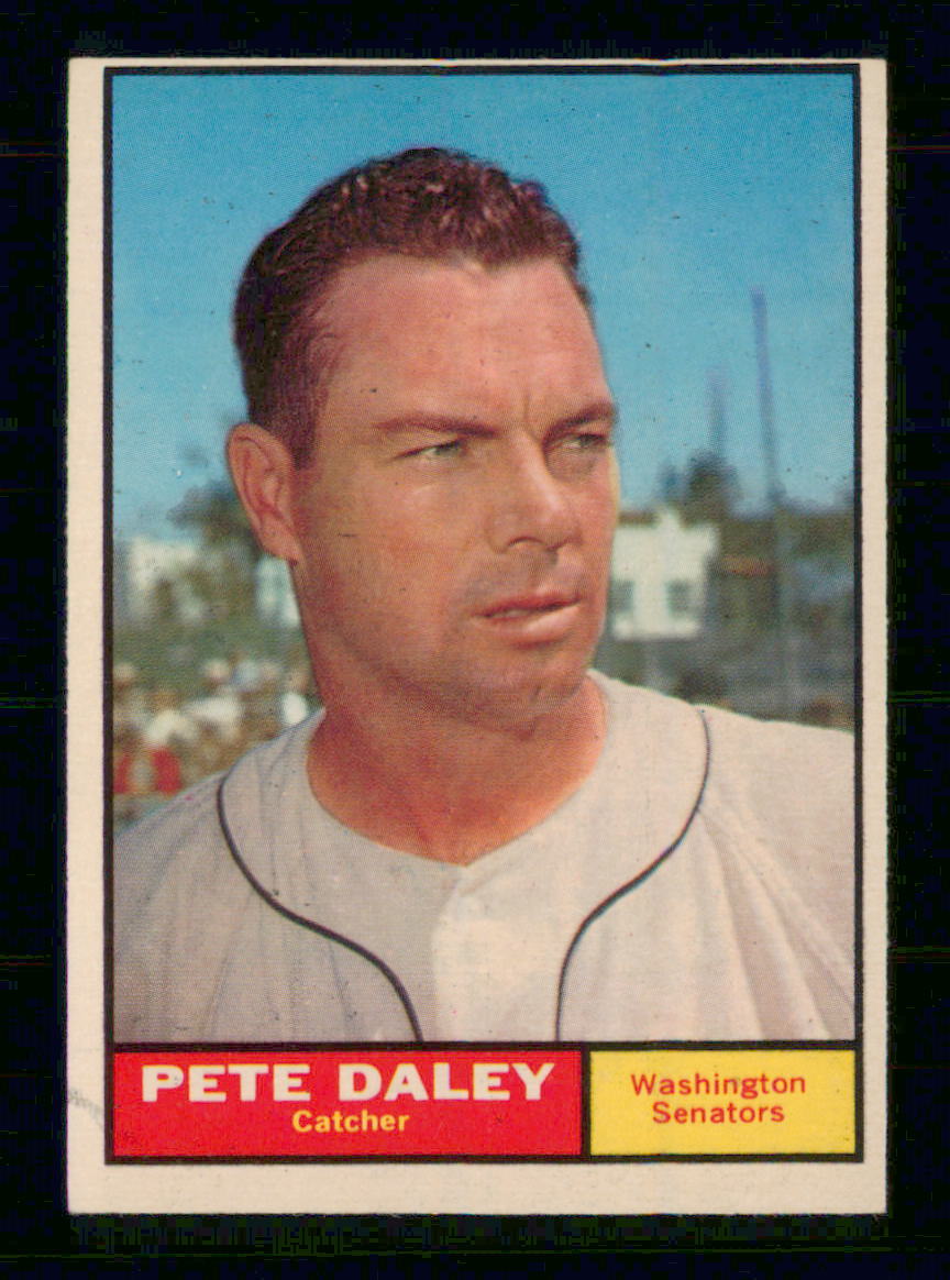 1961 TOPPS BASEBALL # 158 PETE DALEY INV J7935 | eBay