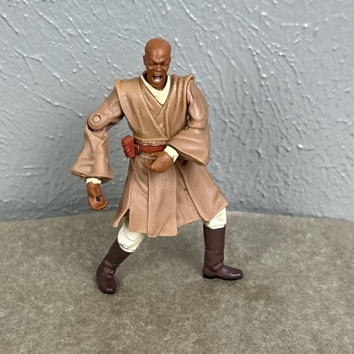 Star Wars SAGA Series 2002 # 28 Mace Windu (Geonosian Rescue) FIGURE ...