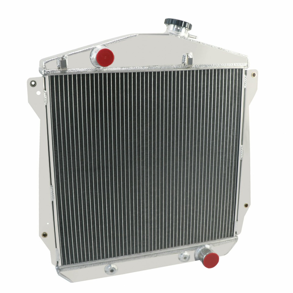 4 Row Aluminum Radiator Fit 1943-1948 Chevy Sedan Delivery BL BN BG DJ ...