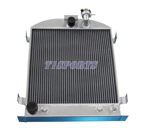 3 ROW/CORE Aluminum Radiator-Ford Engine-35-36 CHOPPED 3" 1935-1936 ...