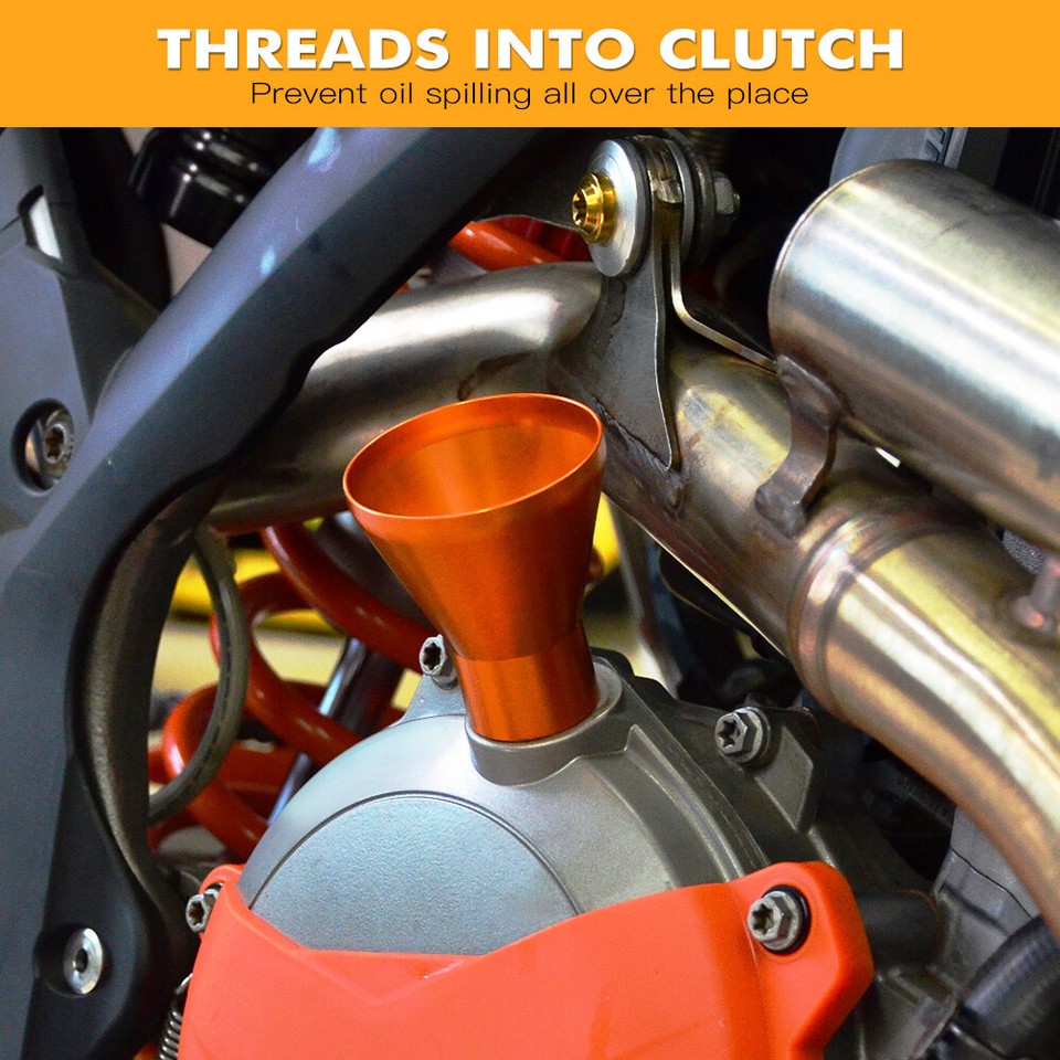 NICECNC Oil Filler Funnel For KTM 85 125 250 300 350 450 SX SXF XC XCW ...
