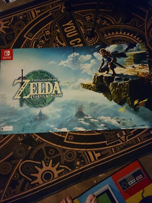 Legend of Zelda: Tears of the Kingdom Gamestop Store Display Poster. | eBay