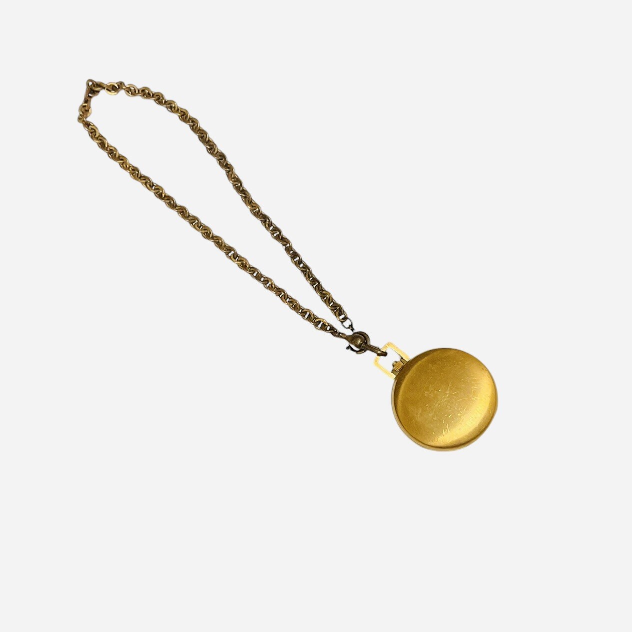 Austin Quartz Pocket Watch Chain Swiss Made Gold Plated Vintage ...