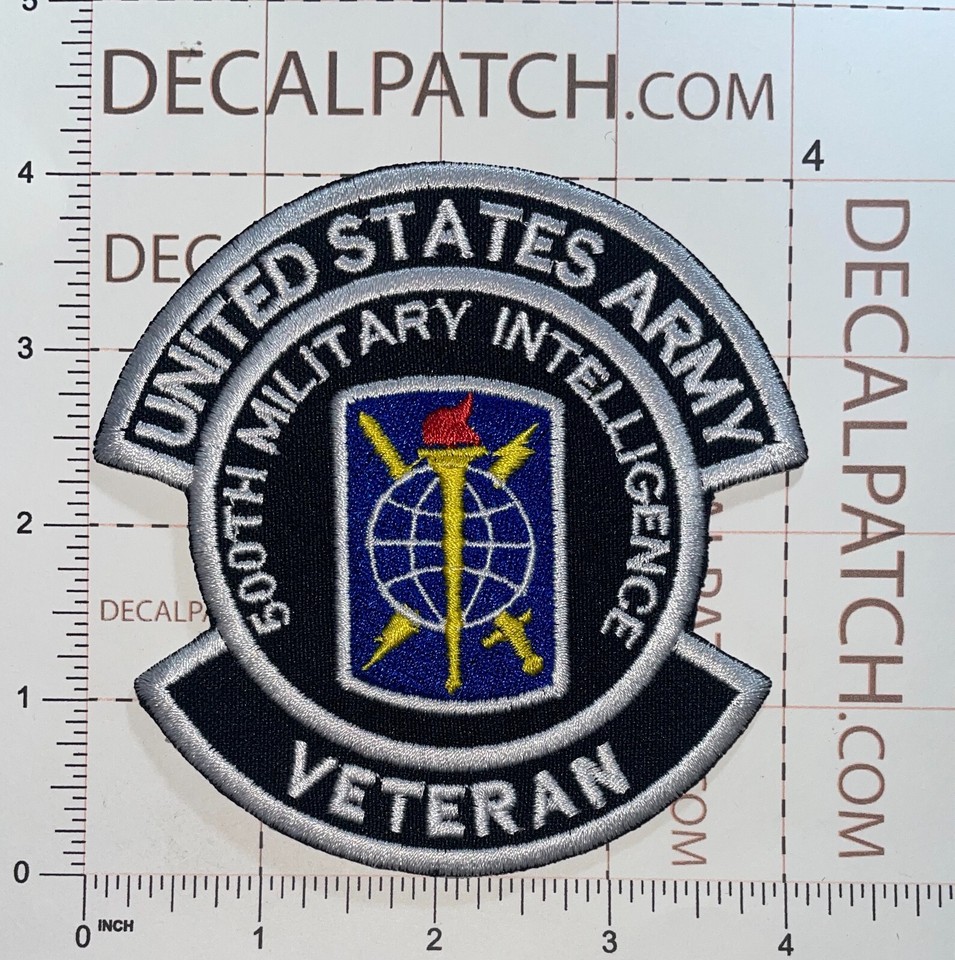 US Army 500th Military Intelligence Brigade Veteran Patch Hook & Iron ...