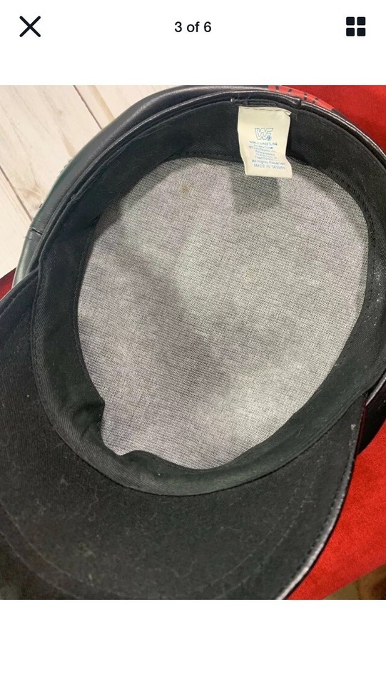 Vintage 90s WWF HBK Heartbreak kid Shawn Michaels Zebra Print Hat Small ...