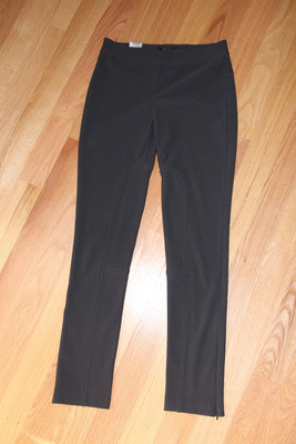 ️ $128 BCBG Maxazria Pants Womens Size Large Gray Skinny Stretch Riding ...