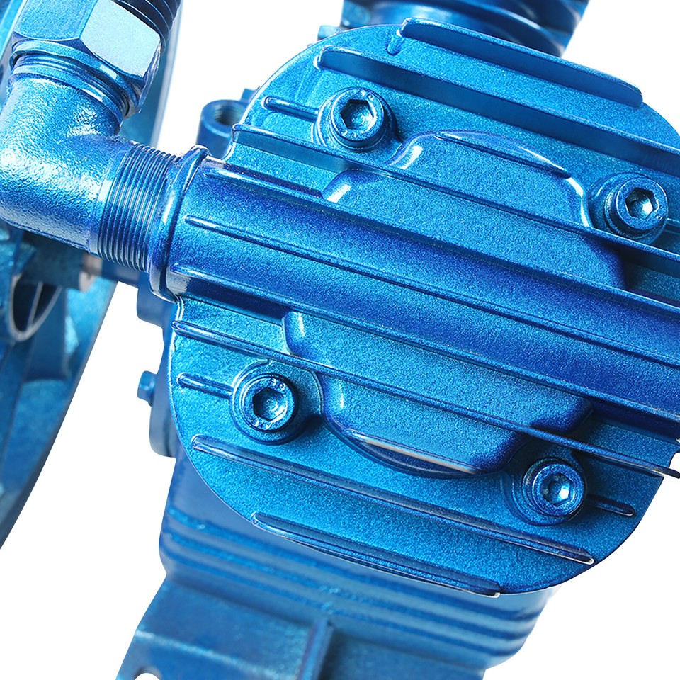 175PSI 5.5HP Twin Cylinder Air Compressor Pump Head V Type Double Stage ...