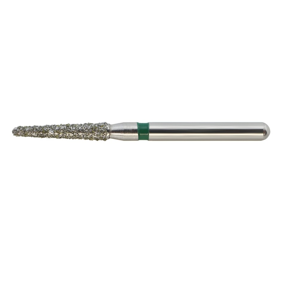Dental Diamond Burs FG 856/016C Round End Taper Coarse Grit Green High ...