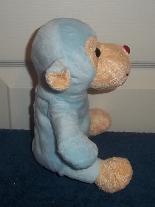 BLUE MONKEY PLUSH TOY - 8 INCHES TALL | eBay