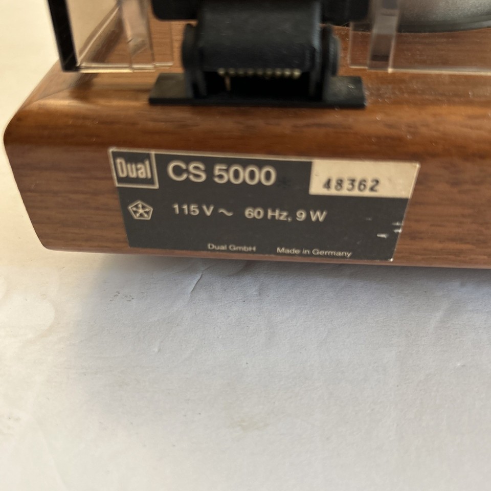 Dual CS 5000 Turntable & Grado M-1+ Super Stereo Cartridge Stylus ...