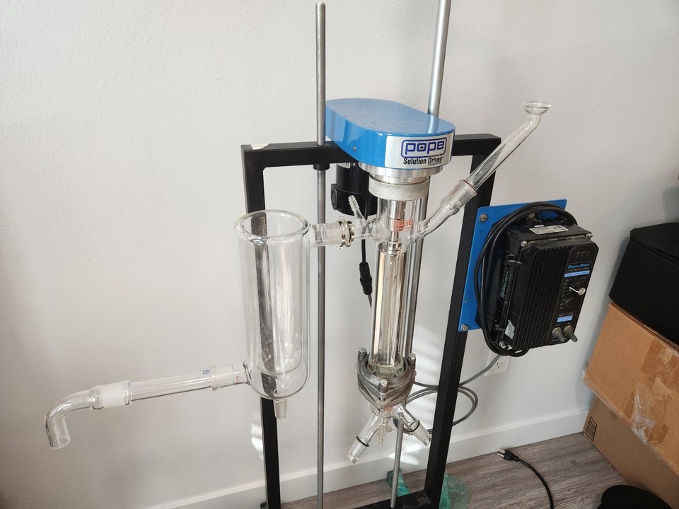 Pope Scientific 2” Wiped-Film Evaporator Distillation Still System WFE ...
