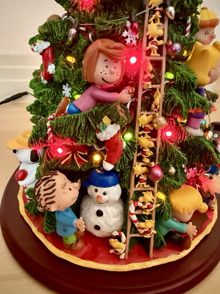 Danbury Mint Peanuts Christmas Tree Illuminated 2003 NEW | eBay