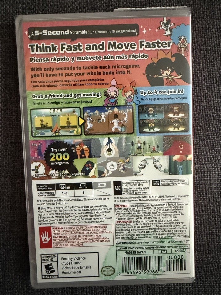 Nintendo Switch Wario Ware Move It! BRAND NEW / SEALED 45496599669| eBay