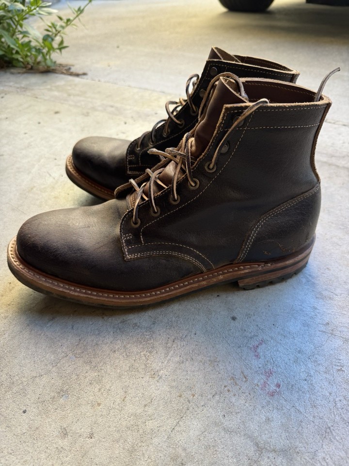 Truman Java Waxed Plain Toe Boot | eBay