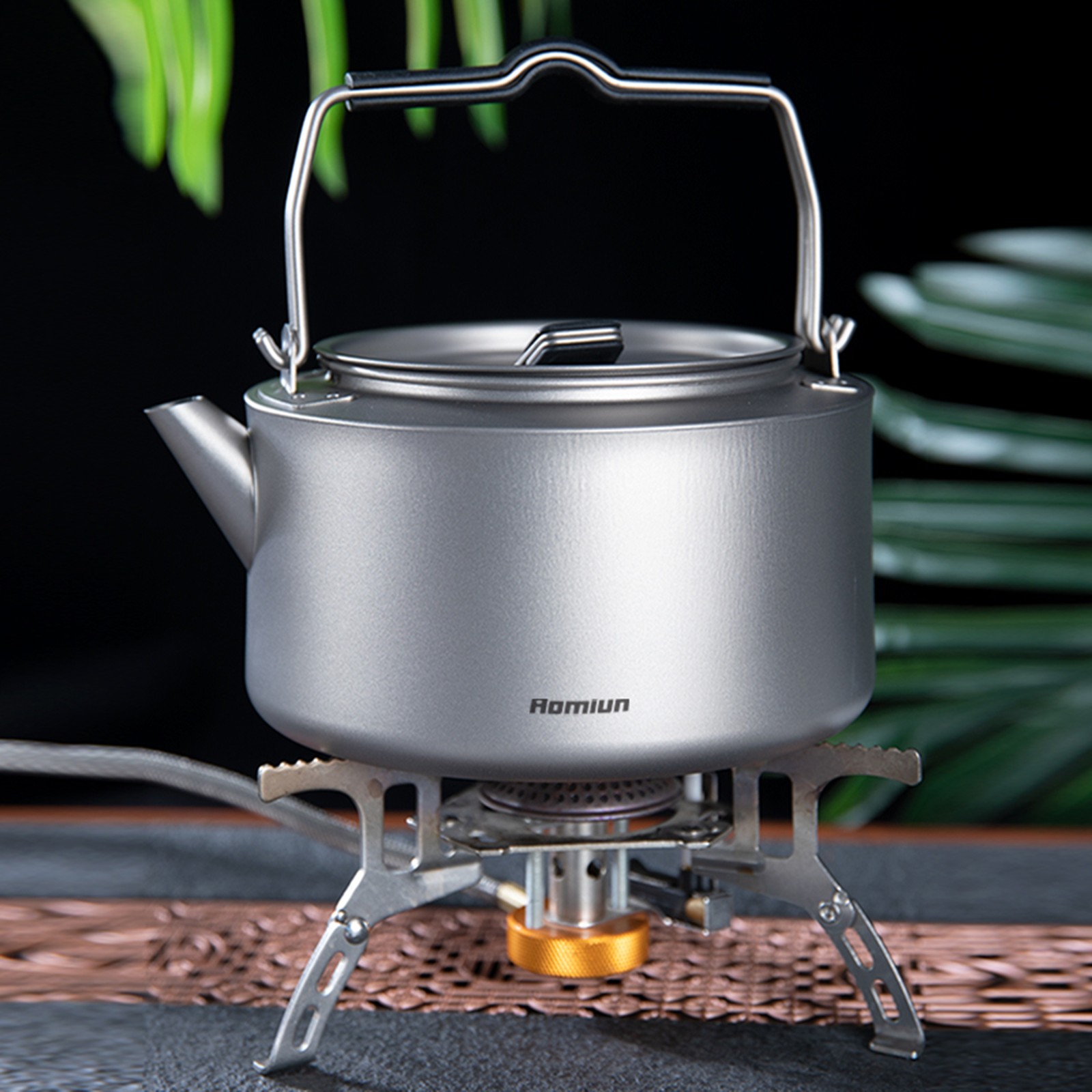 Outdoor Kettle Set Pure Titanium Tea And Coffee Kettles With Cups ...