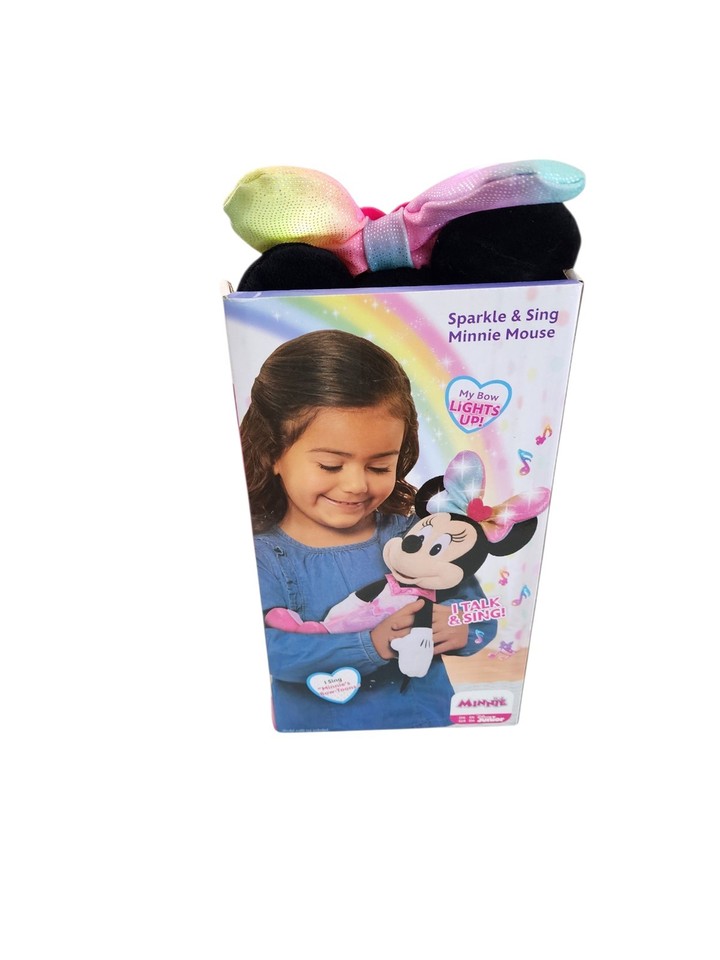 Disney Junior Singing Minnie Mouse Mickey Sings Phrases Talking Doll ...