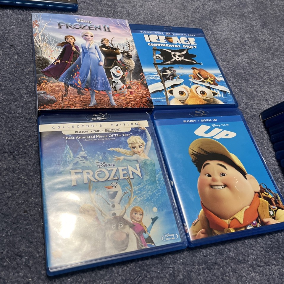 25 ASSORTED ANIMATED BLU-RAY- LOT -NO DUPLICATES PIXAR, DISNEY, LEGO ...