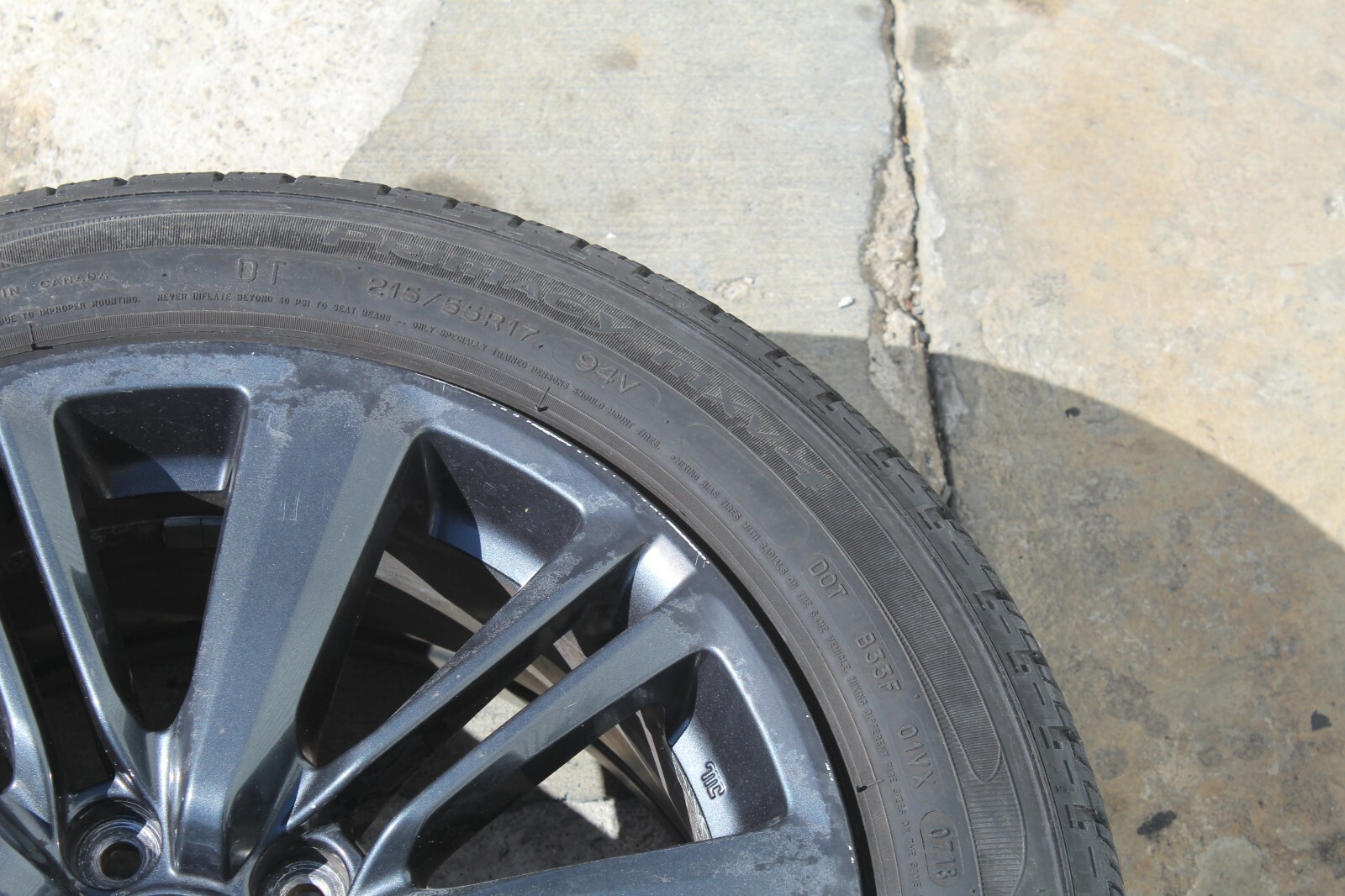 2015 2016 2017 2018 Subaru WRX oem 17 inch wheel w/michelin 215/55/r17 ...