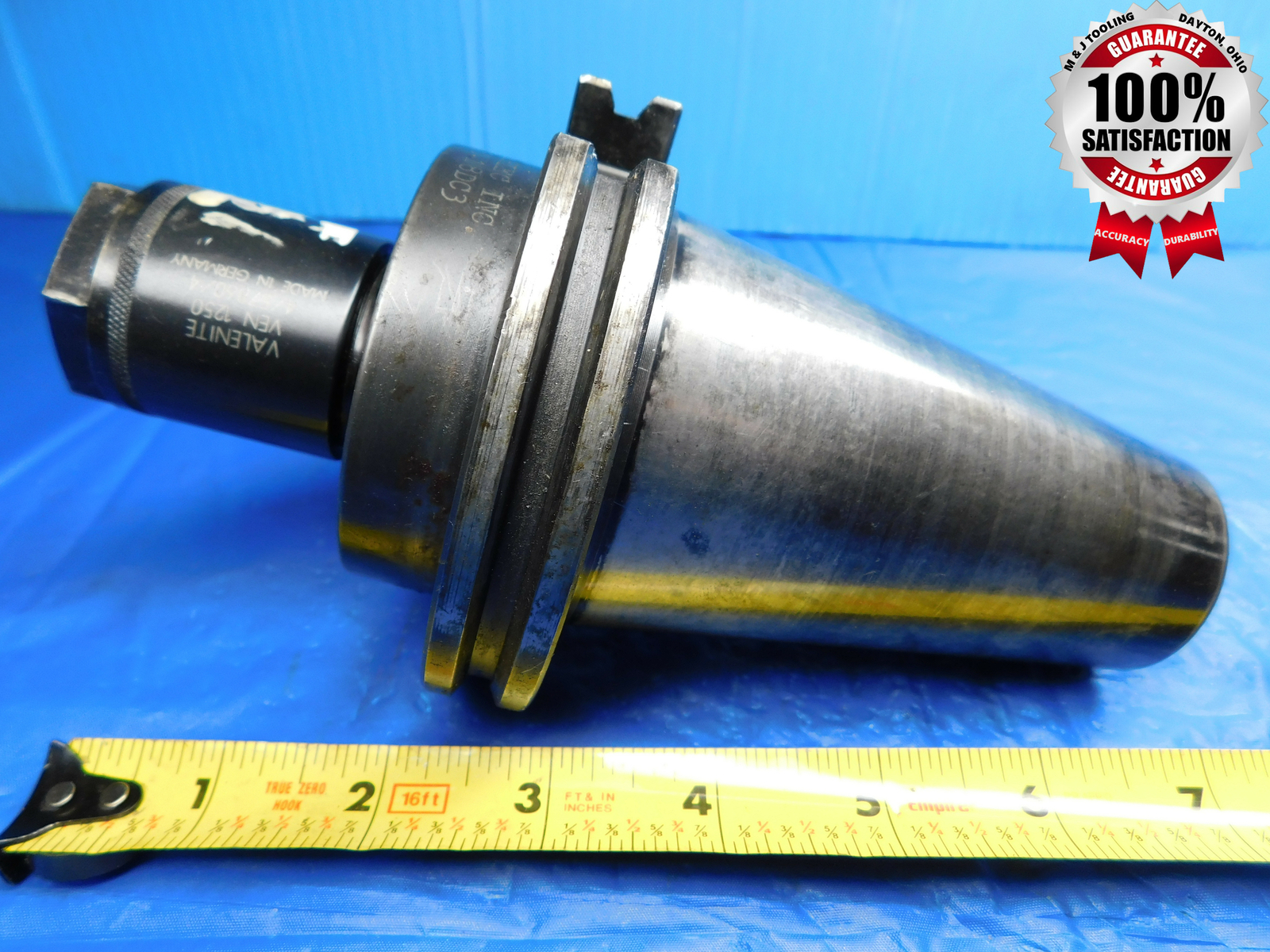 CAT50 PARLEC DA180 COLLET CHUCK TOOL HOLDER 3 1/2 PROJECTION C50-18DC3 ...