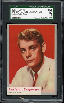 1953 Topps Who-Z-At Star #48 Carleton Carpenter SGC 7 | eBay