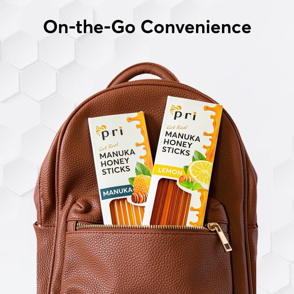 P.R.I Manuka Honey Sticks Certified MGO 60+ Raw New Zealand Manuka ...
