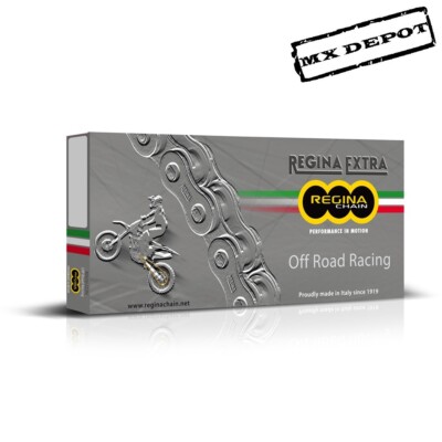 REGINA HEAVY DUTY TRIALS CHAIN GOLD 520x106 LINK OFF ROAD CHAIN WITH ...