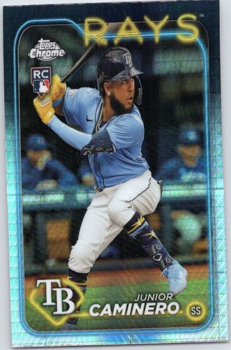 2024 Topps Chrome - Prism Refractor #213 Junior Caminero (RC) W300 | eBay