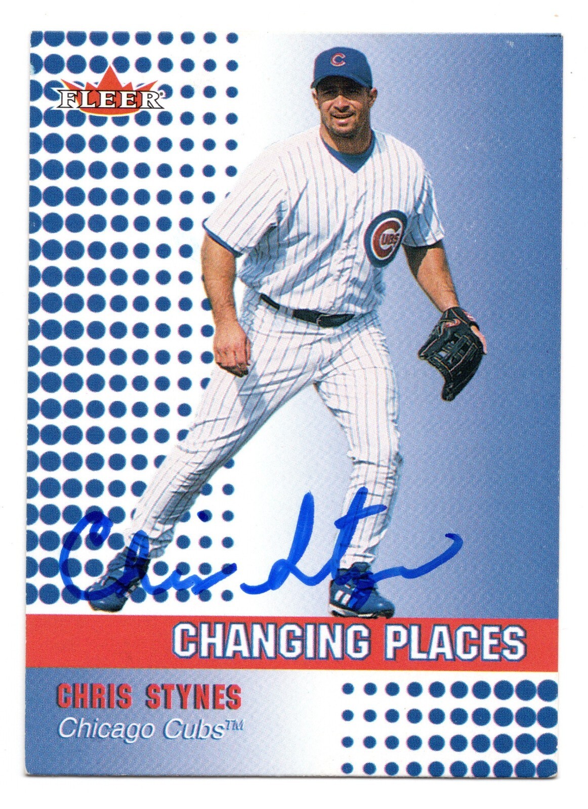 Chris Stynes Autograph On A 2002 Fleer - Chicago Cubs | eBay
