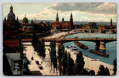 Vintage Postcard Dresden Germany Elbansicht | eBay