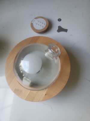 Young Living Aria Diffuser Light Brown With Remote And Dome Works Great ...