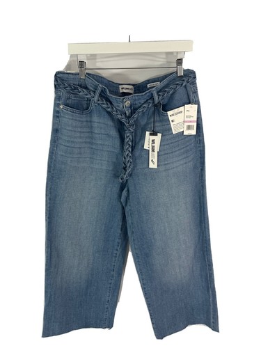 William Rast Jeans Womens Size 32 Wide Leg Crop Jeans, Stay True Wash w ...