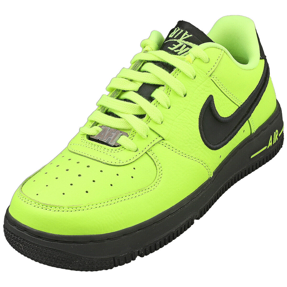 Nike Air Force 1 Dance Womens Fashion Sneakers in Volt Black Nike Air Force 1 Dance Womens Fashion Sneakers in Volt Black