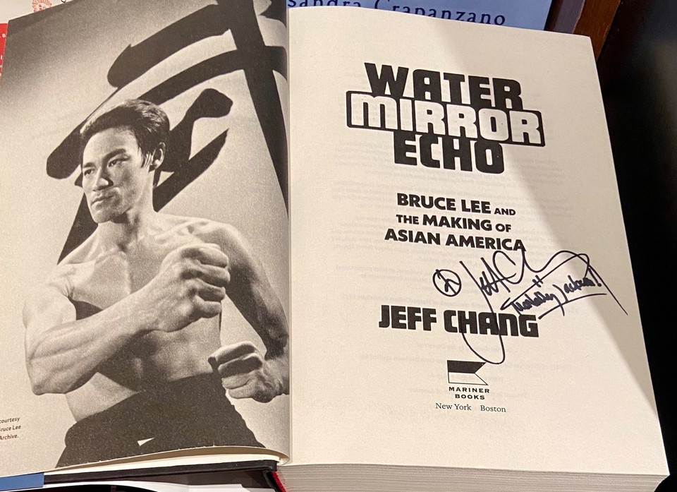 JEFF CHANG SIGNED WATER MIRROR ECHO BRUCE LEE HARDCOVER | eBay