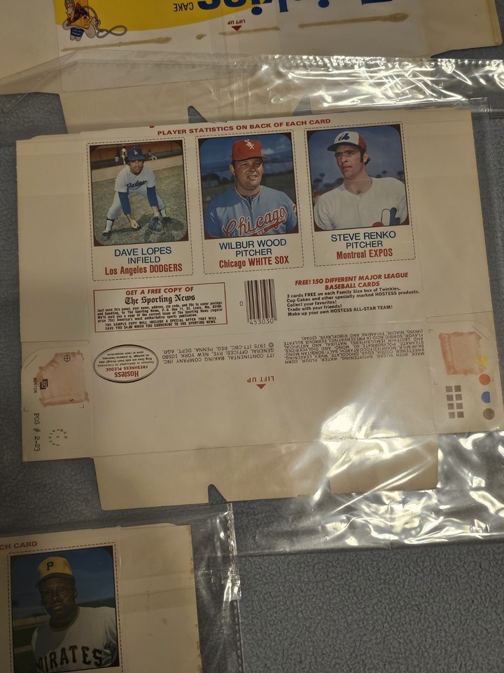 LOT 5 HOSTESS 1970S BOX TWINKIES KING DONS BIG WHEELS ROBIN YOUNT STEVE ...