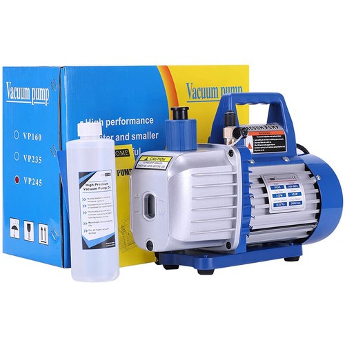 1/2 HP 5 CFM Vacuum Pump Air Conditioning Vacuum Pump 2 Stage Rotary ...