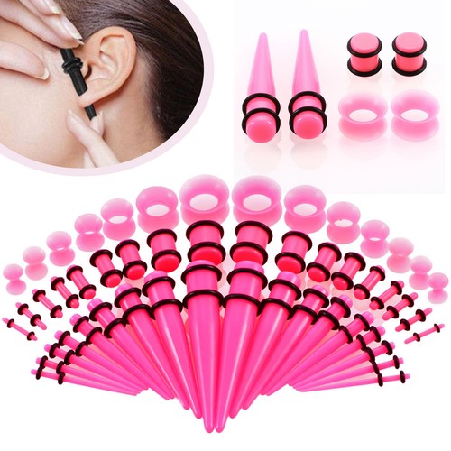 Ear Stretching Kit Plug Set Stretch Ear Taper Expander Stretcher Tapers ...