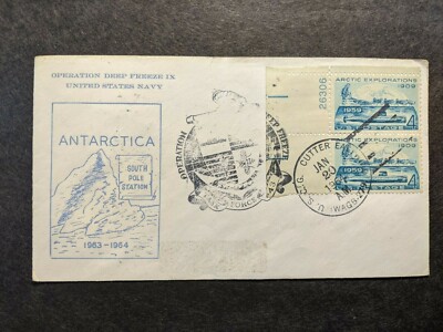 Icebreaker USCGC EASTWIND WAGB-279 Naval Cover 1964 SOUTH POLE Cachet ...