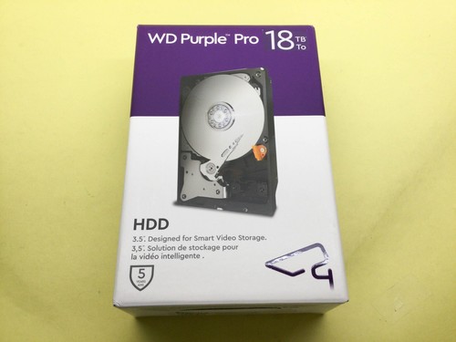 WD Purple Pro 18TB 7.2K SATA 6Gb/s 512MB 3.5" Surveillance HDD ...