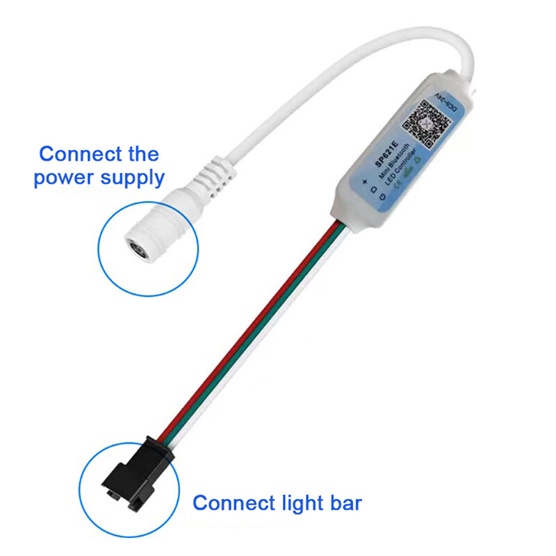 SP621E Mini Bluetooth RGB Controller For LED Strip Light Control -24V ...
