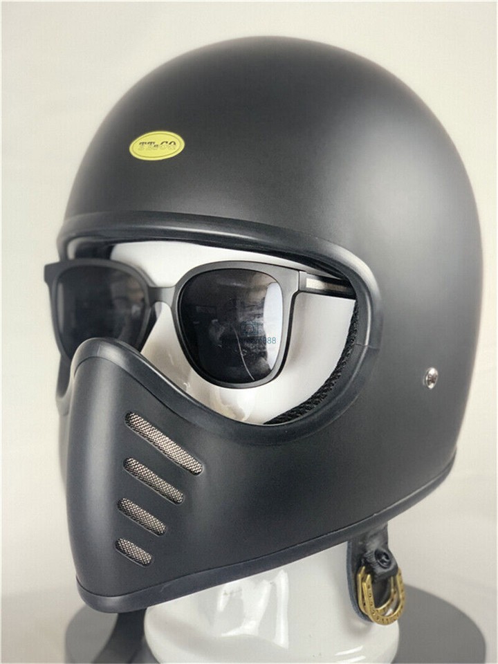Japan Full Face Rider Motorcycle Helmet Retro Small Motorbike Helmet ...
