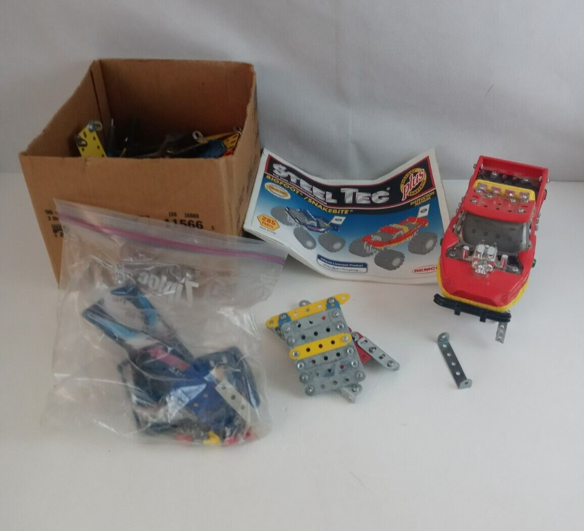 1995 REMCO Steel Tec BIGFOOT & SNAKEBITE Monster Trucks #7135 For Parts ...