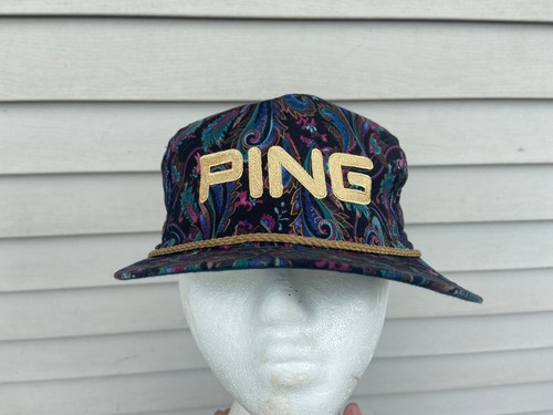Ping Rope Paisley Strapback Hat Made In USA | eBay