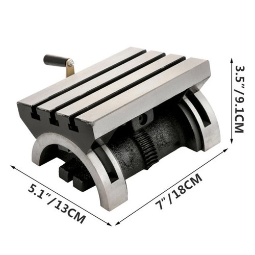 Adjustable Rotary Worktable Tilting Milling Table Machine with 3 T ...