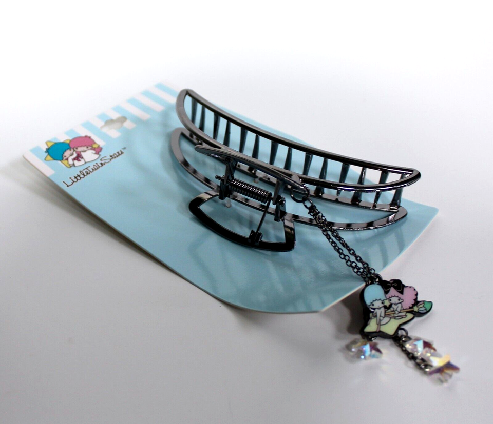 Sanrio Little Twin Stars Moon Hair Claw Hair Clip with Charms Silver ...