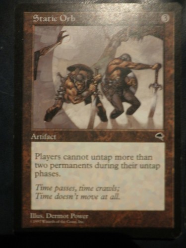 mtg magic static orb TEMPEST ENGLISH orbe statique tempête | eBay
