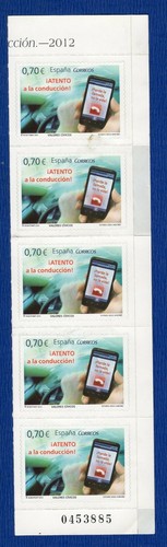 spain - LOT 5 STICKERS STICKERS of 0.70 EURO in 2012, NEW | eBay