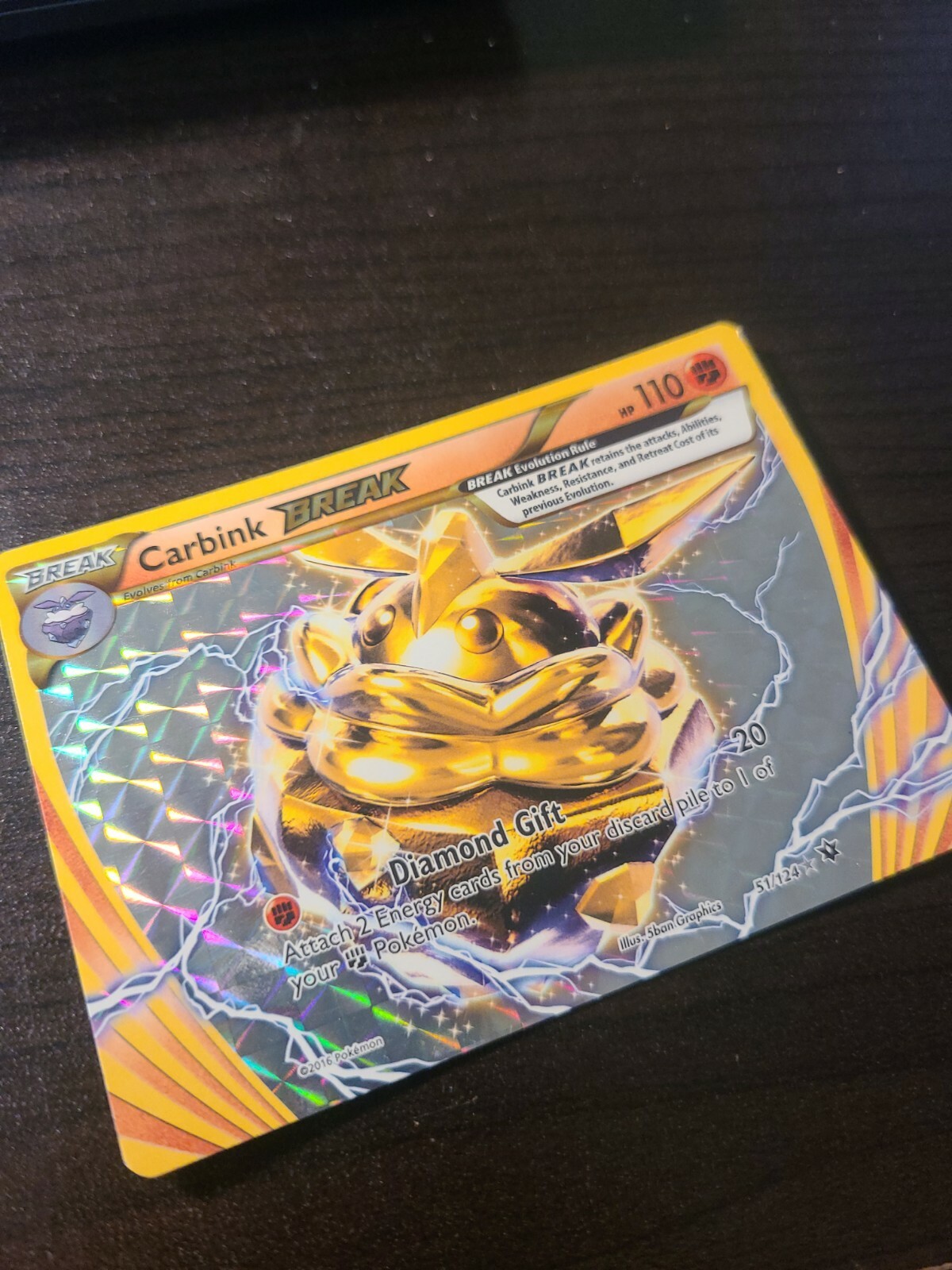 Carbink Break - 51/124 - Break Holo Rare - XY Fates Collide - NM -p2 | eBay