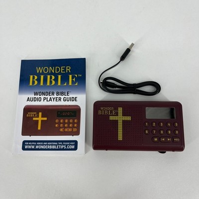 Wonder Bible KJV Talking Audio Bible Player Works With Cord Tested | eBay