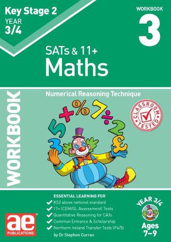 KS2 Maths Year 3/4 Workbook 3: Numerical Reasoning Technique by Stephen ...