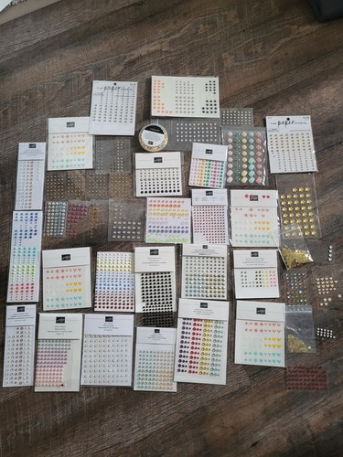 Vtg Stampin Up The Paper Studio Etc Huge Lot Bundle Deal Pastel Pearls ...
